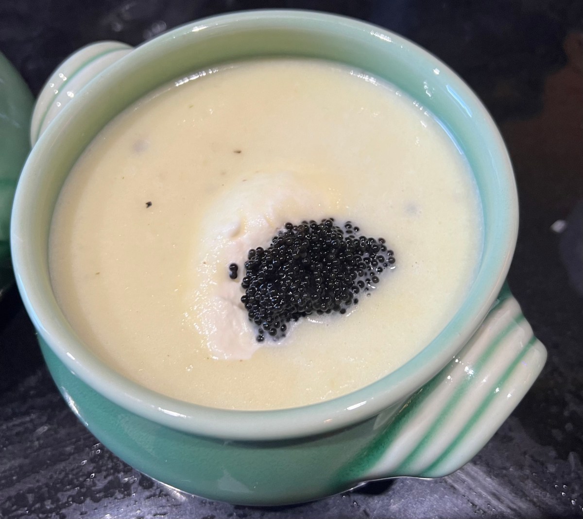 Cold soup of cauliflower with caviar – Eastington@Paddington